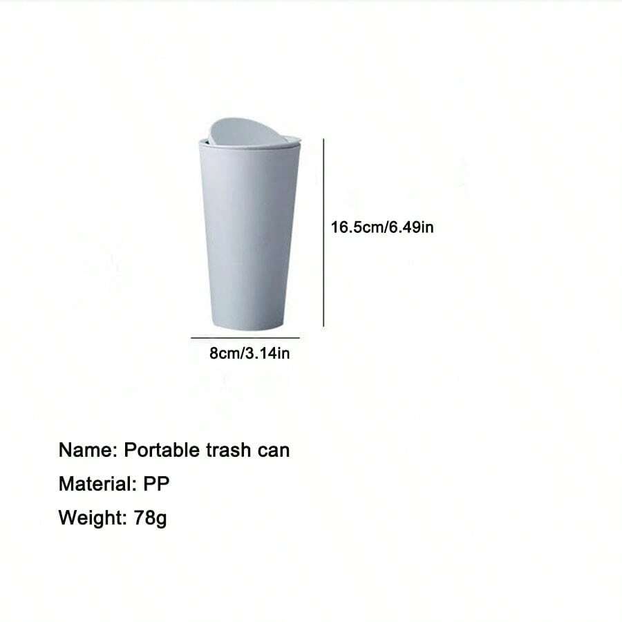 1 Portable Garbage Bin, Car Garbage Collection Bin, Garbage Bin, Trash ...