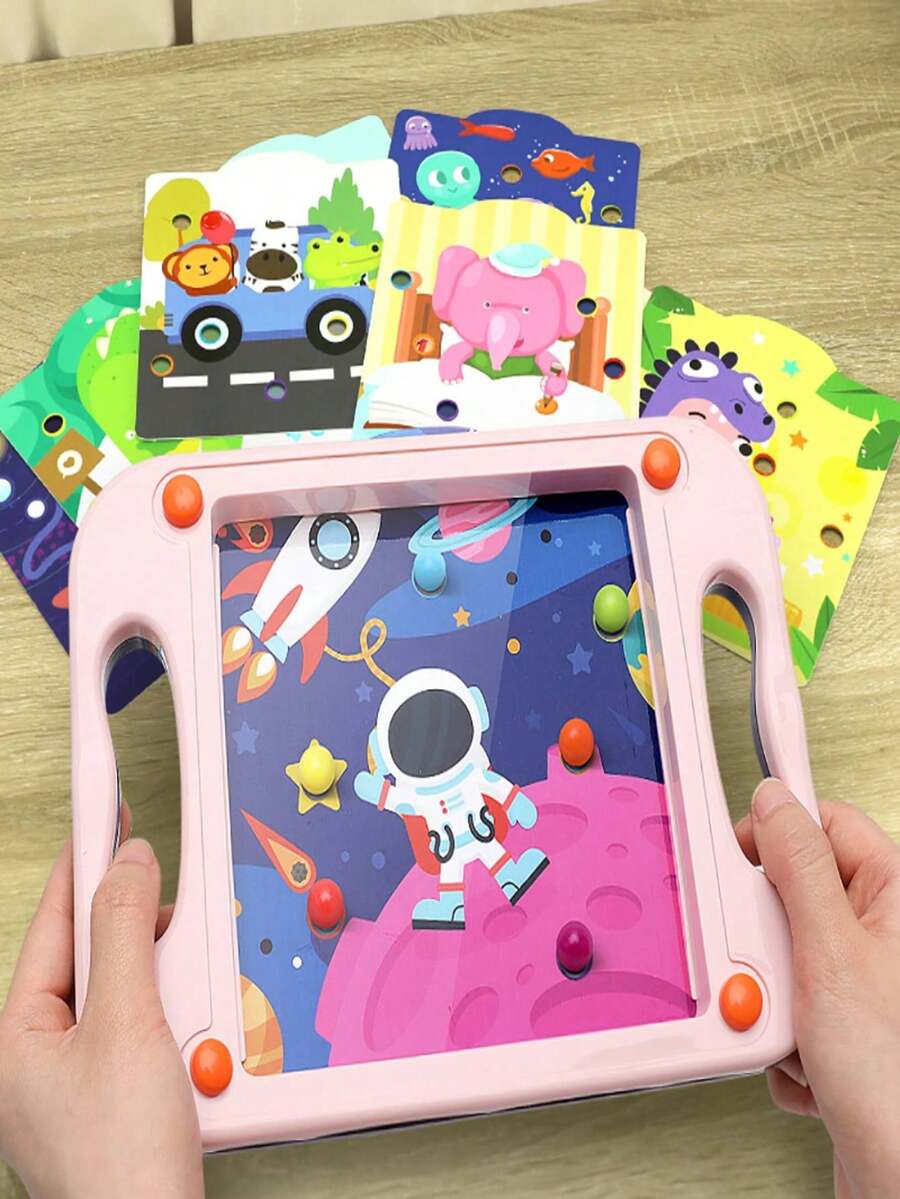 Kids' Puzzle Balance Ball Maze Toy, Handheld/Tabletop Game For ...