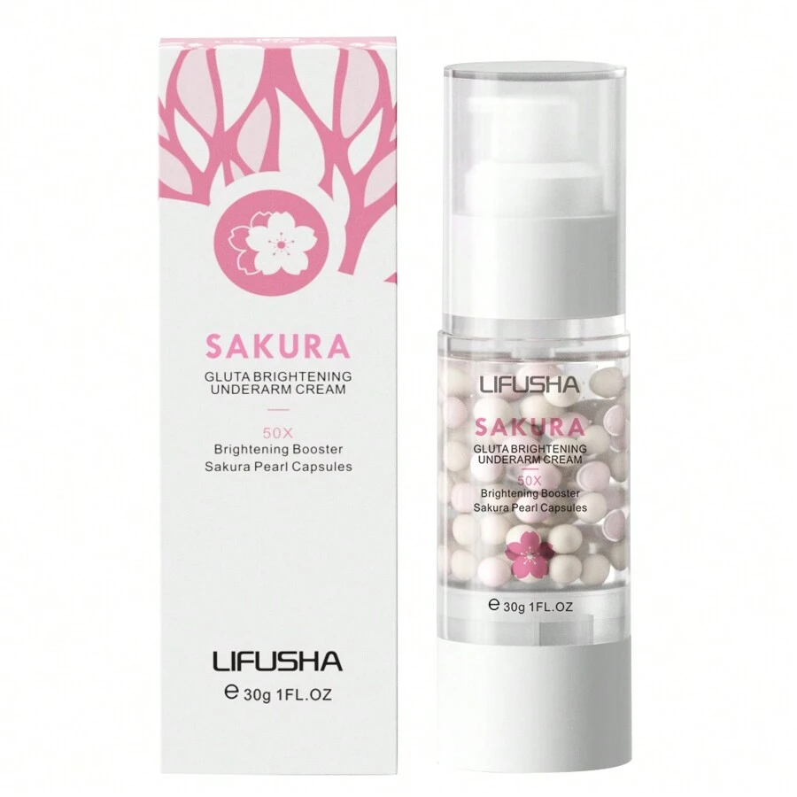 1pc 30g Sakura Pearl Capsule Underarm Whitening Moisturizing Cream ...