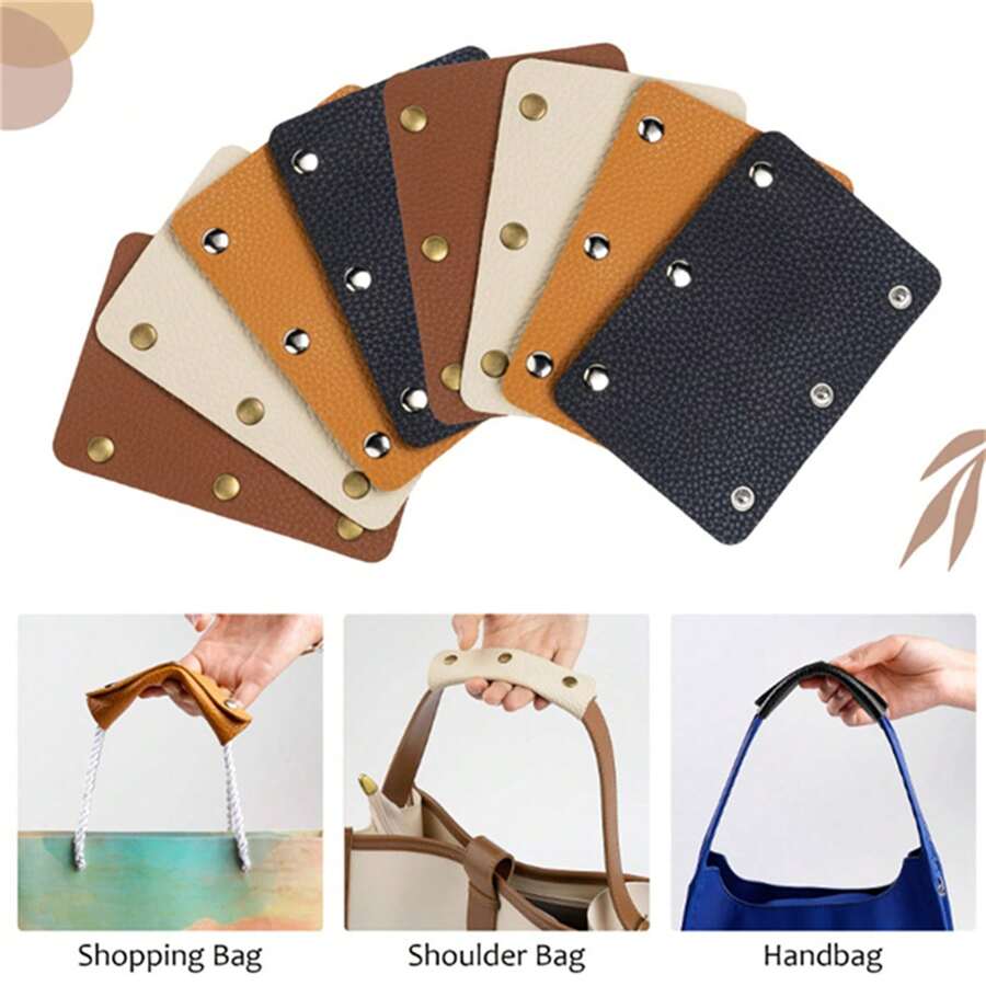 1PC PU Leather Handbag Handle Cover, Handbag Handle Wrap Protectors ...