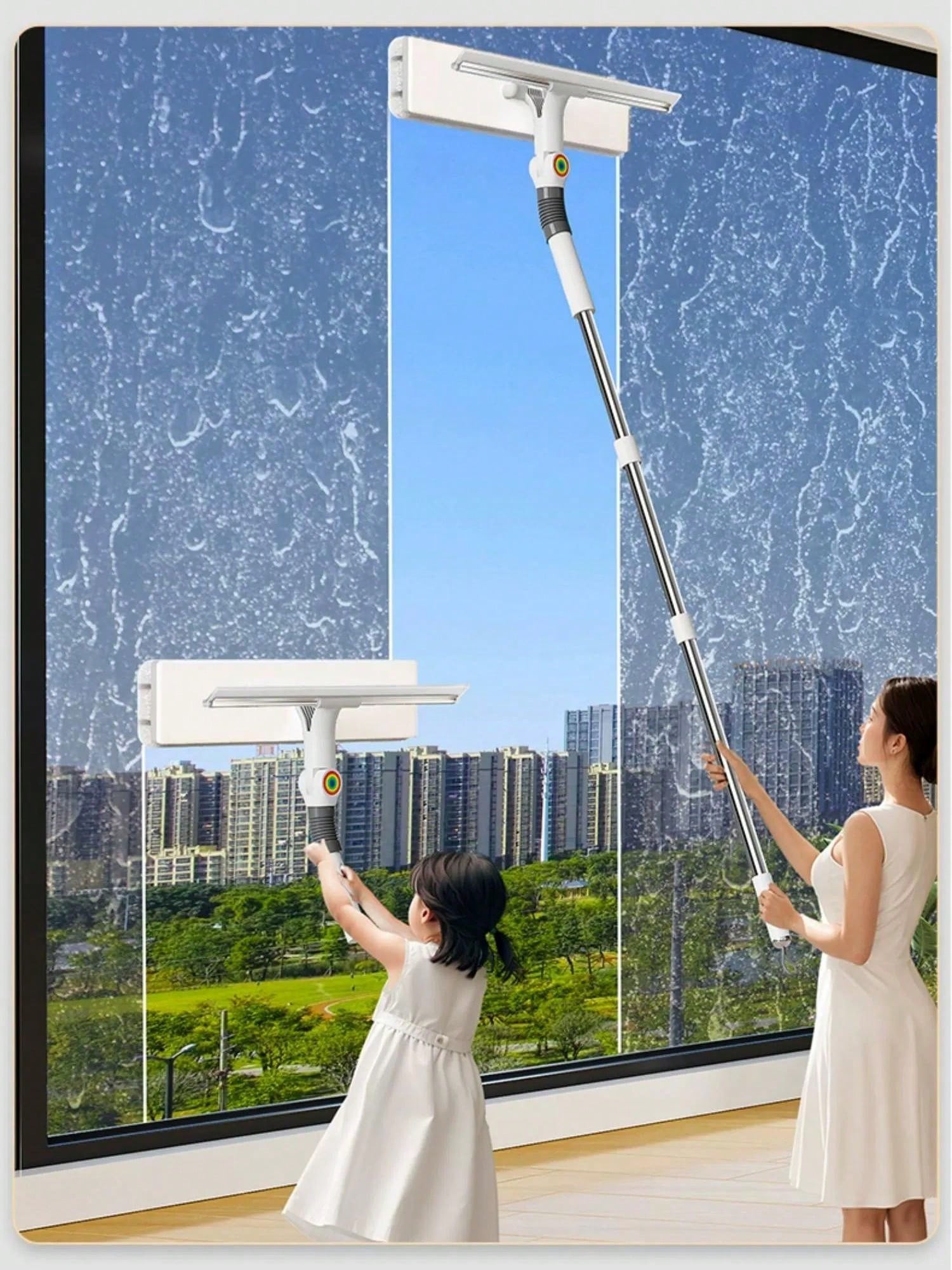 1PC, 2-In-1multifunctional Household Glass Cleaning Tool, With A ...