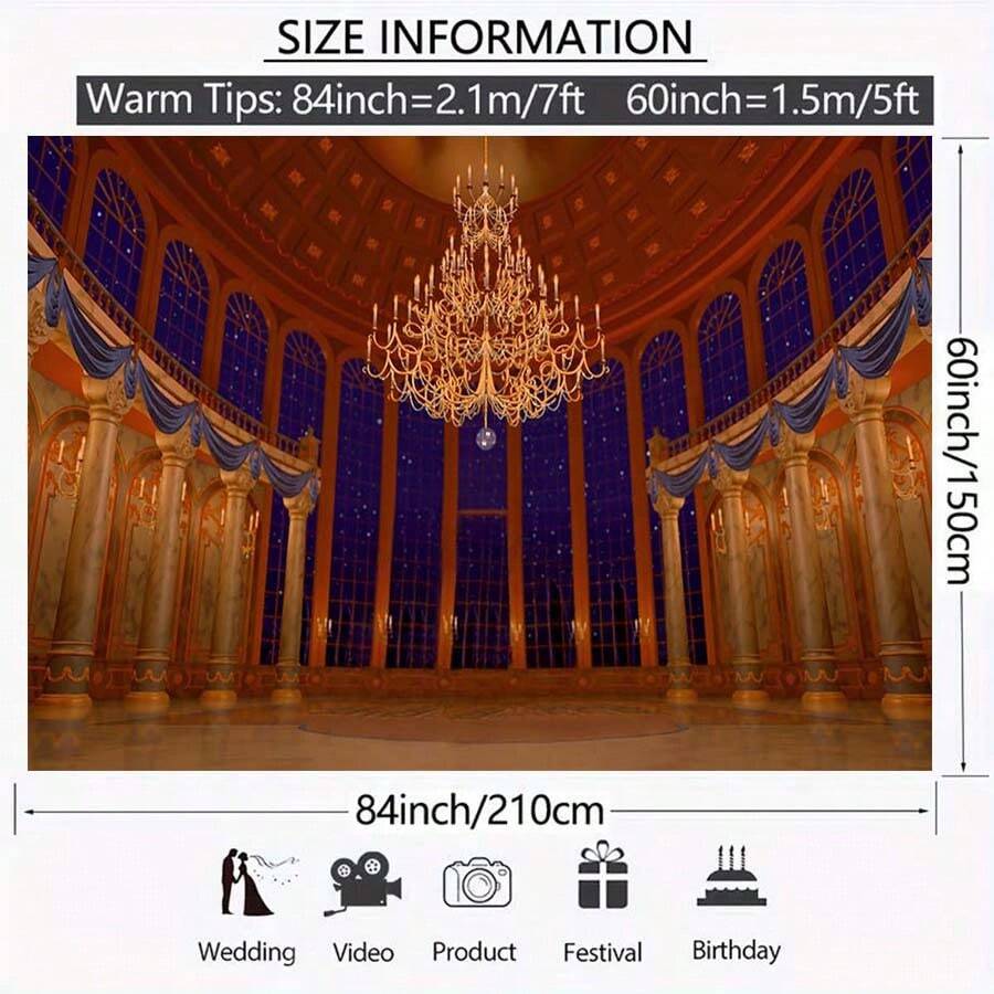 Ballroom Backdrop Castle Palace Background For Party Magnificent ...