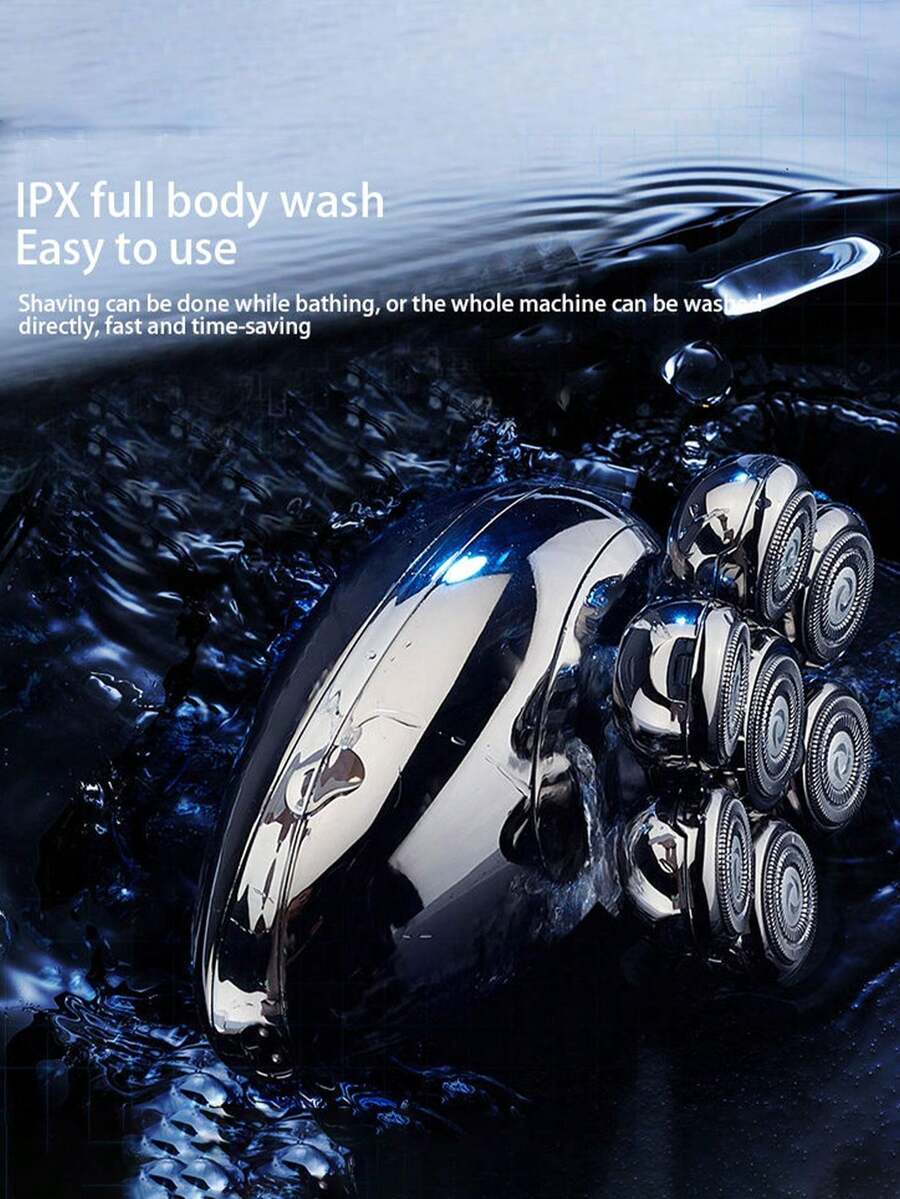 Facial Wireless Electric Shaver For Men, Portable 5-In-1 Electric Razor ...