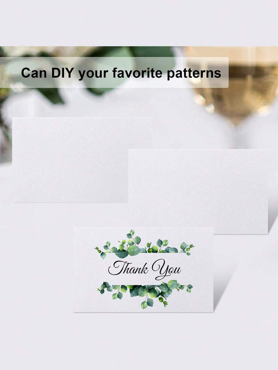 20pcs-Place Cards Blank Fillable Banquet Seat Card, 2x3.5in Place Cards ...