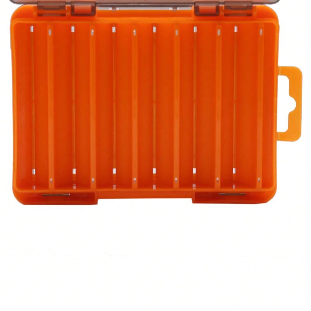 Double-Sided Fishing Gear Box 12-Grid Bait Lure Hook Wooden Shrimp ...