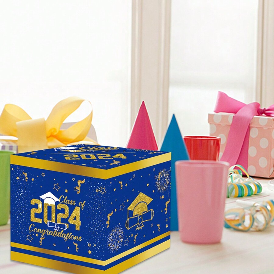 Graduation Card Box Holder, Graduation Decorations Class Of 2024 ...