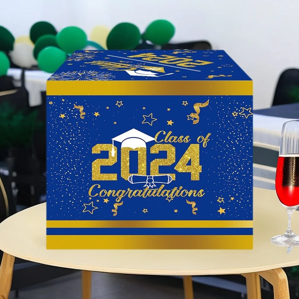 Graduation Card Box Holder, Graduation Decorations Class Of 2024 ...