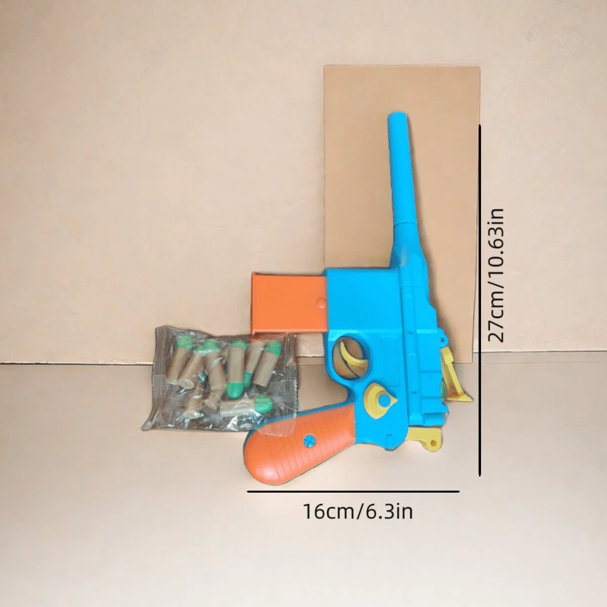 Ejection Shell Soft Bouncing Toy Gun, Mauser Style Outdoor Interactive ...