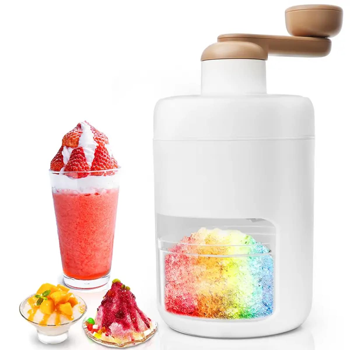 1pc Home Small Labor Saving Manual Ice Shaver Hand To Make Slush ...