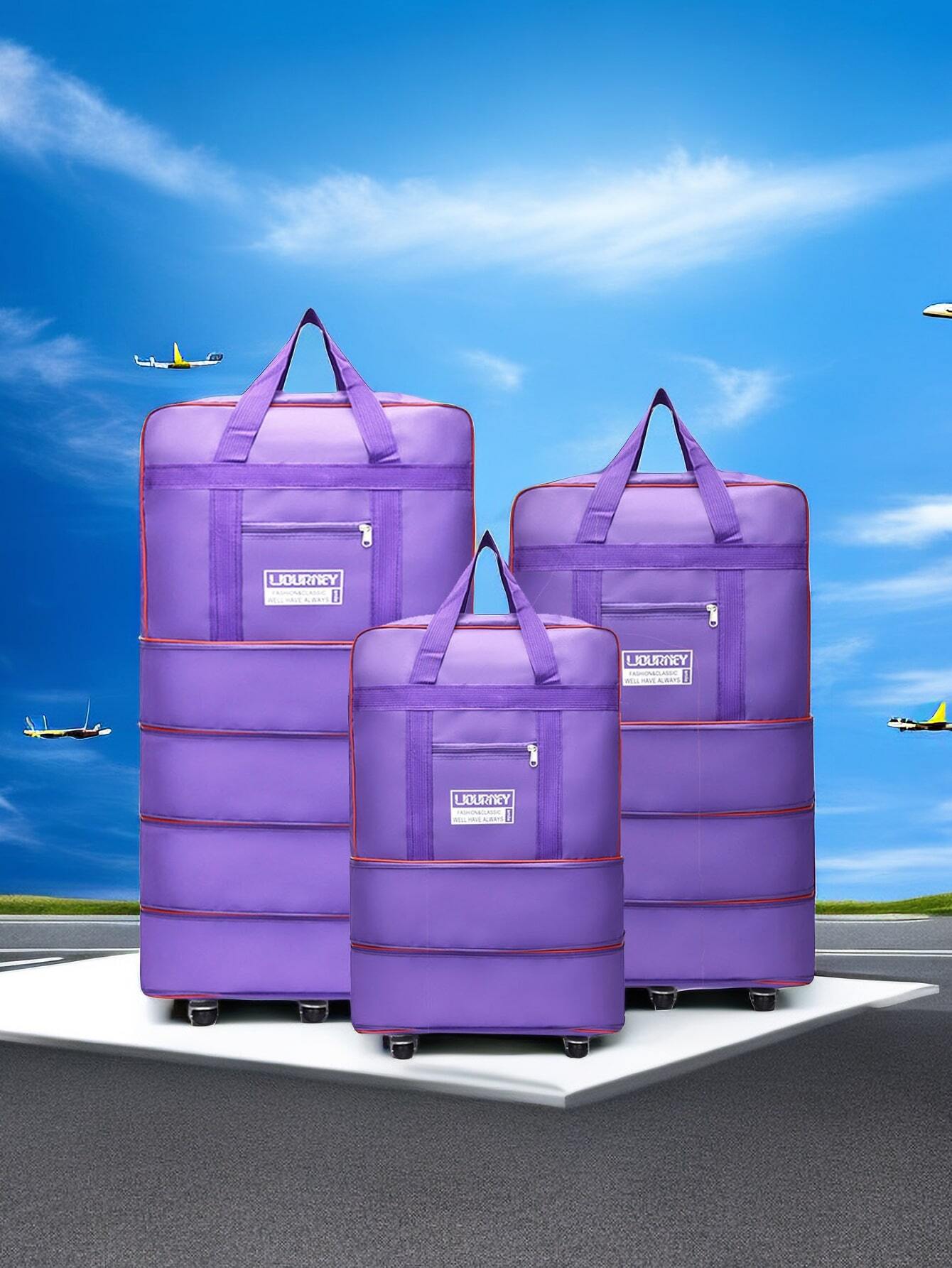 Travel Luggage Suitcase With Spinner Wheels And Expandable Large ...