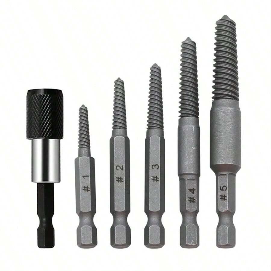 1 Set Hexagonal Handle Screw Extractor, Screw Sliding Tooth Removal ...