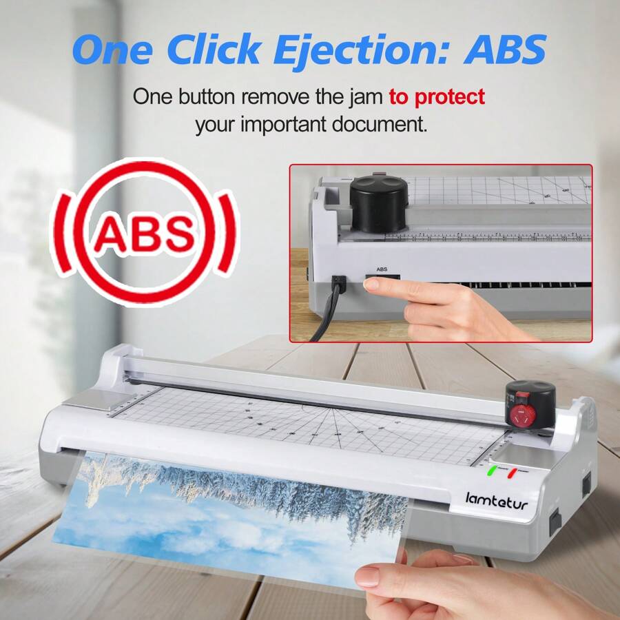 AC120V 60HZ Thermal Laminator Machine 11X17, 13inch Laminating Machine ...
