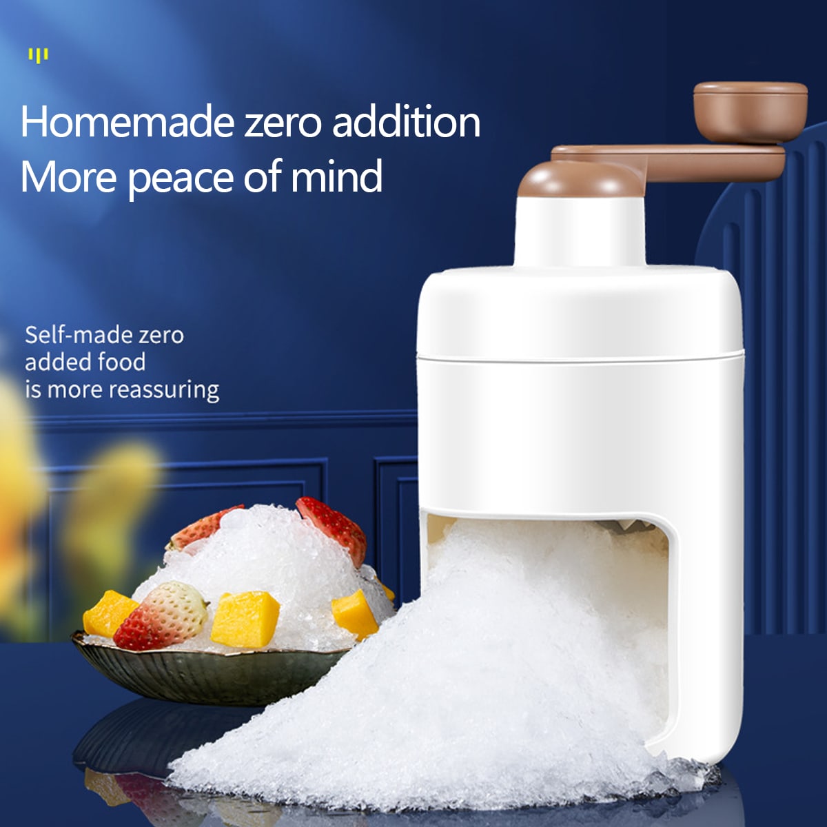 1pc Home Small Labor Saving Manual Ice Shaver Hand To Make Slush ...