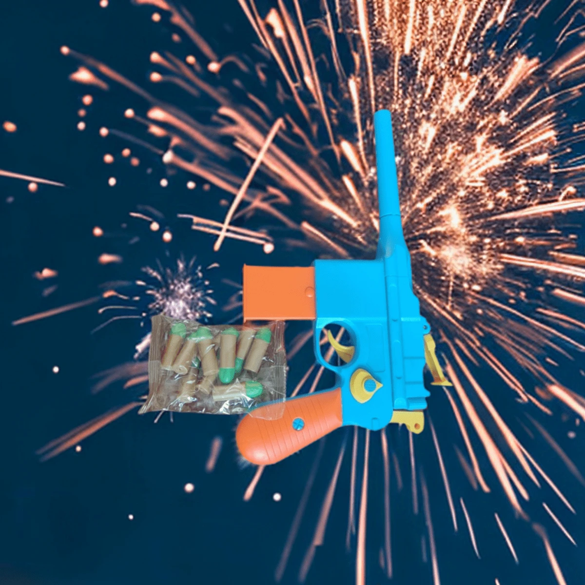 Ejection Shell Soft Bouncing Toy Gun, Mauser Style Outdoor Interactive ...