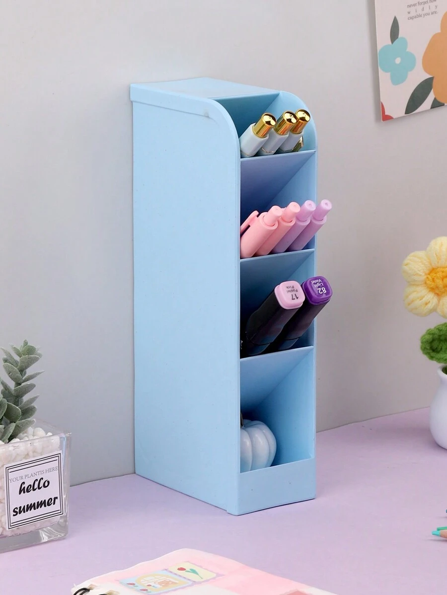 Slant Plug Multi-Functional Plastic Office Storage Desktop Organization ...