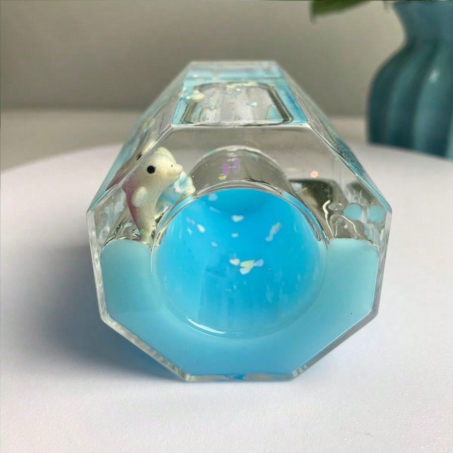 Cartoon Oil Drop Sand Timer Pen Holder Desktop Decoration Stress Relief ...