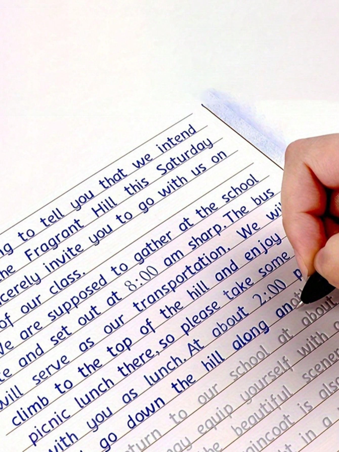 1pc Random English Cursive 3d Calligraphy Practice Book, Including ...