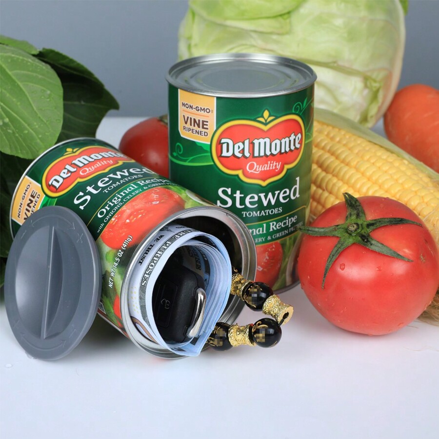 Hidden Compartment Diversion Safe Stash Can Secret Hiding Container Tin ...