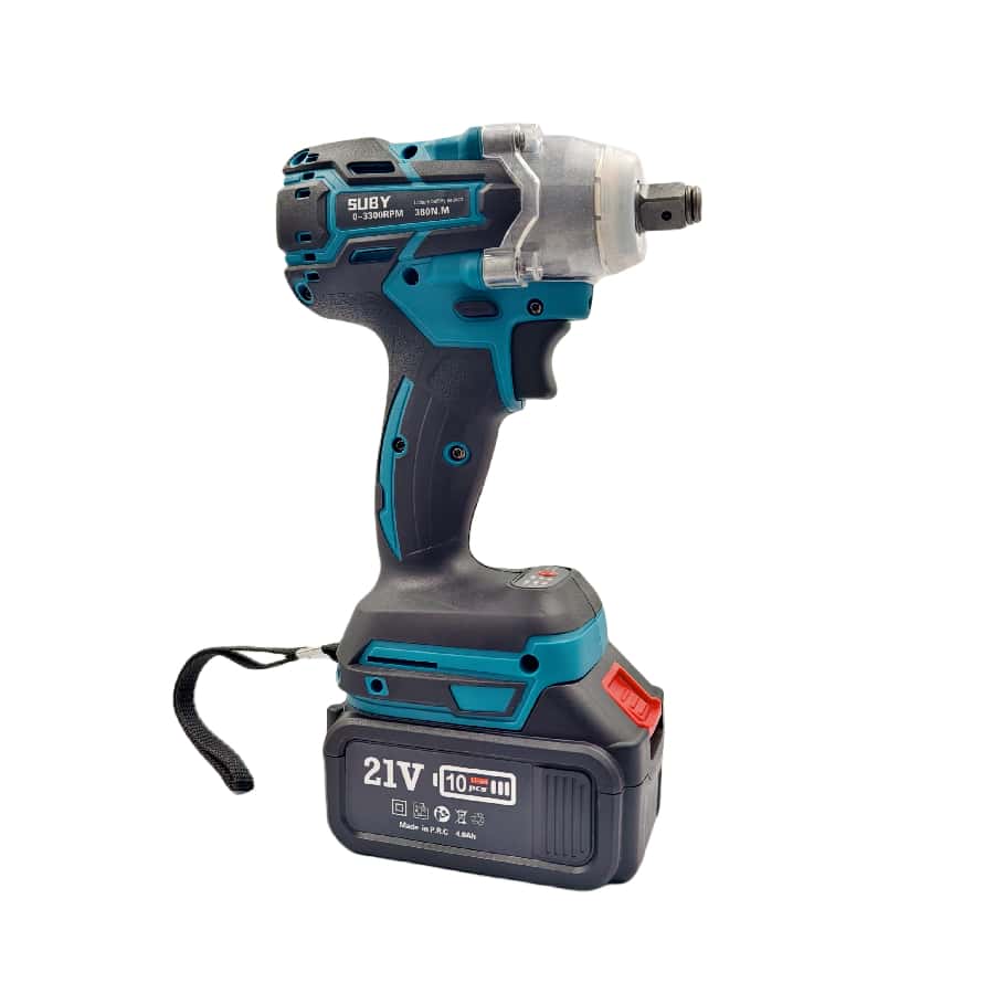 Electric Wrench, Large Torque Industrial-Grade Cordless Lithium ...