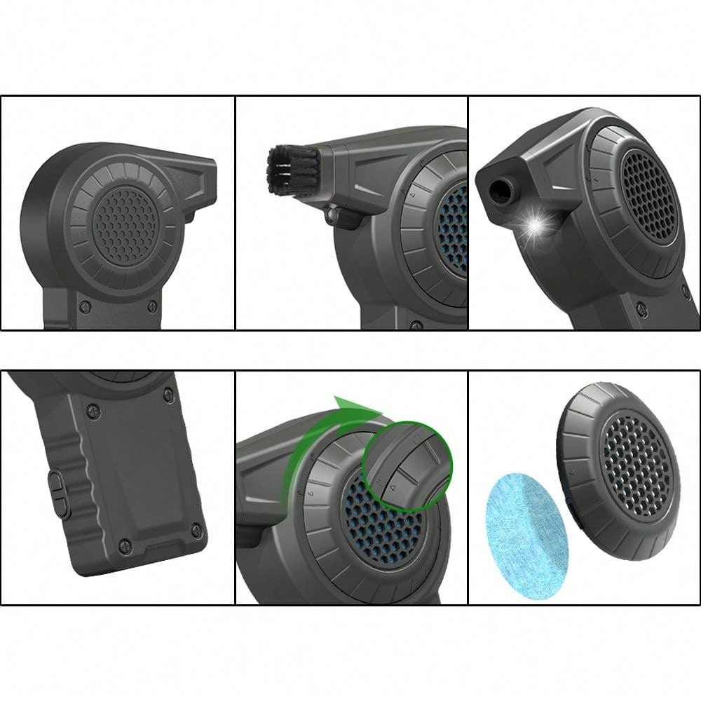 Cordless Compressed Air Duster, Professional Air Blower For Camera Lens ...