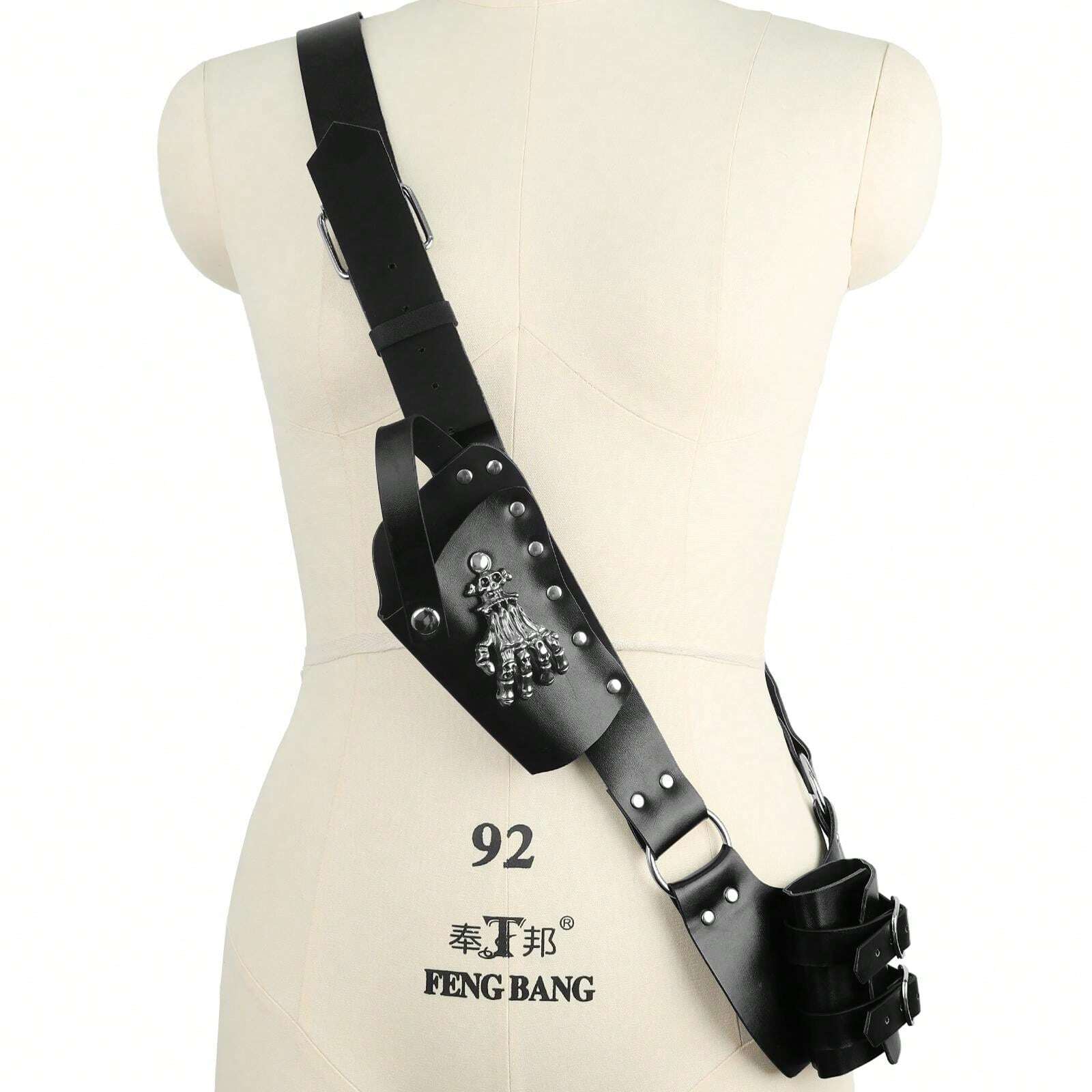 Pirate Style Adjustable Pu Leather Shoulder Gun Holster, Medieval ...