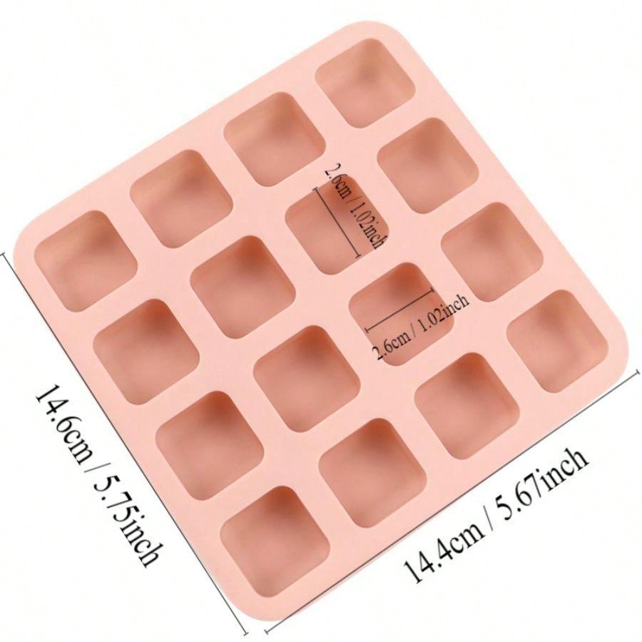 One Piece Of Blues Spot 16 Consecutive Small Square Ice Grid Silicone ...