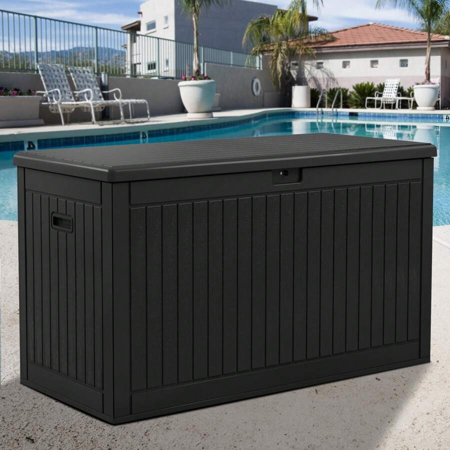 YITAHOME Large Outdoor Deck Box - Spacious, Durable, And Convenient 260 ...