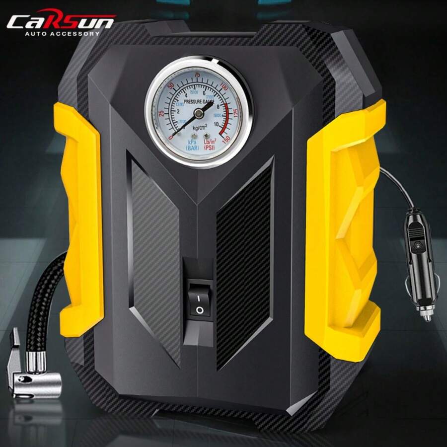 Carsun Mechanical Portable Lighted Air Inflation Pump With Needle ...