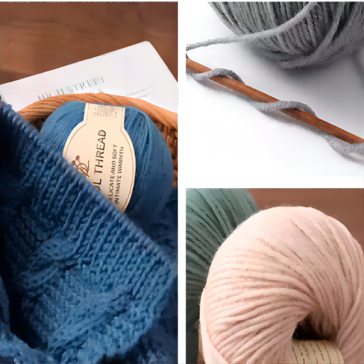 10pcs/Set 4-Ply Multi-Color Wool Yarn For Handmade Adult Hat, Scarf ...