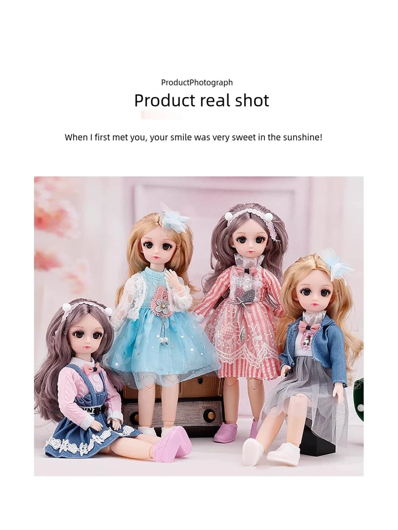 Simulation Doll Set, Pretend Play Toy, Multiple Ways To Play, Brings ...