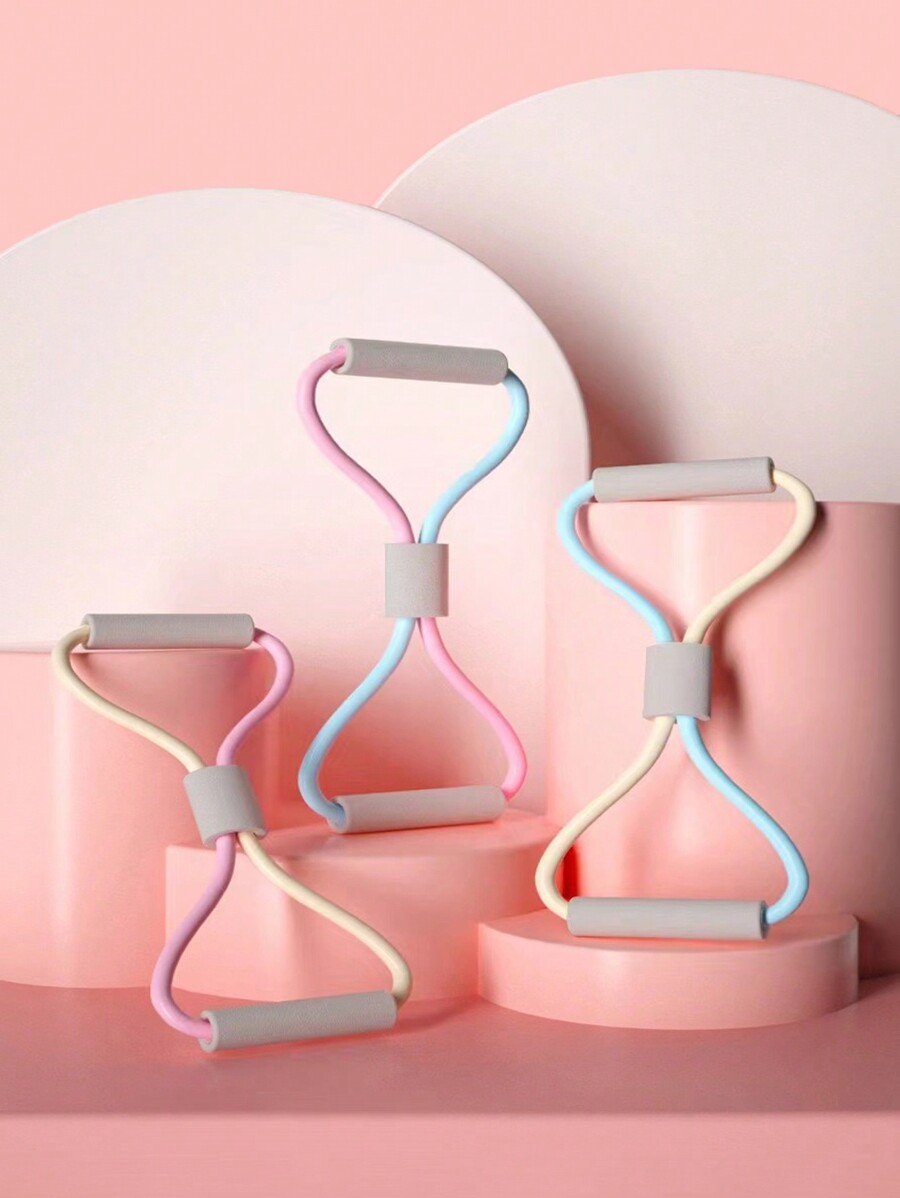 8-Shaped Puller For Home Fitness, Elastic Yoga Band For Women, Shoulder And Back Toning ...