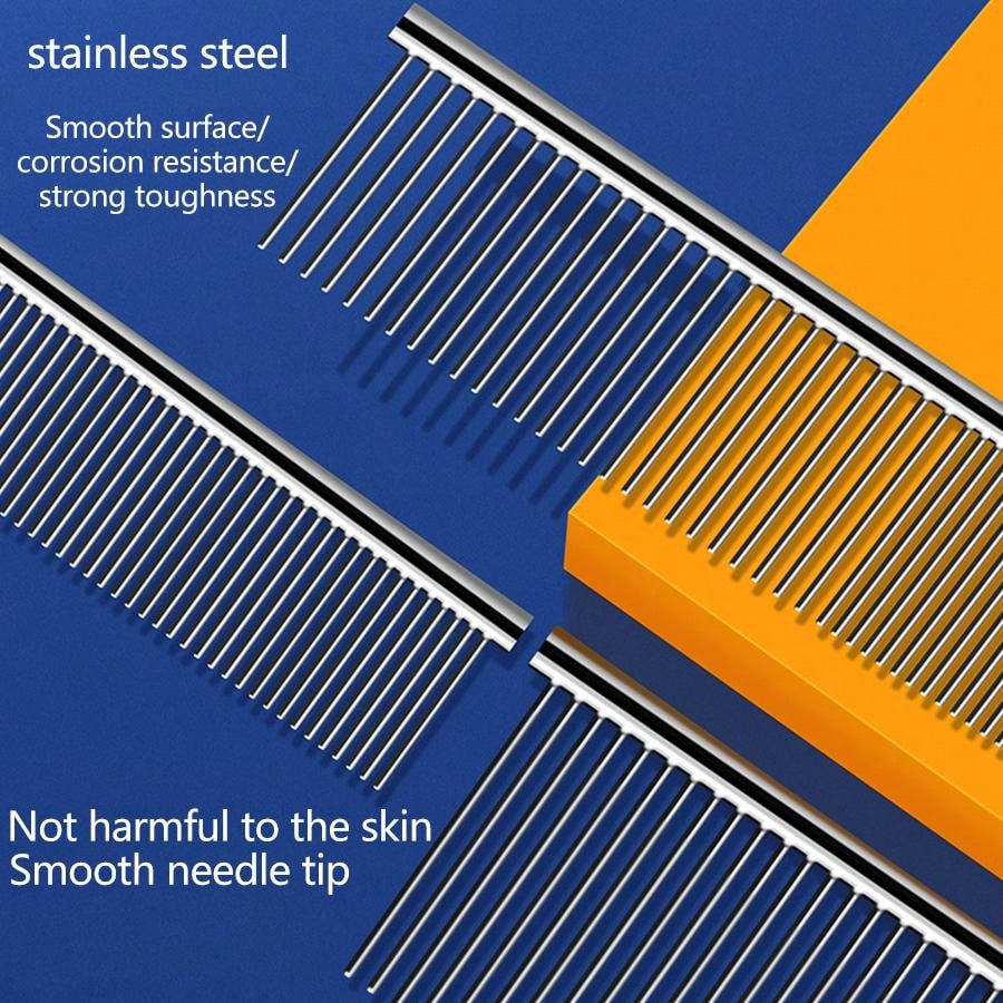 Pet Dog Comb Teddy Cat Row Comb Compared To Bear Gold Hair Float ...