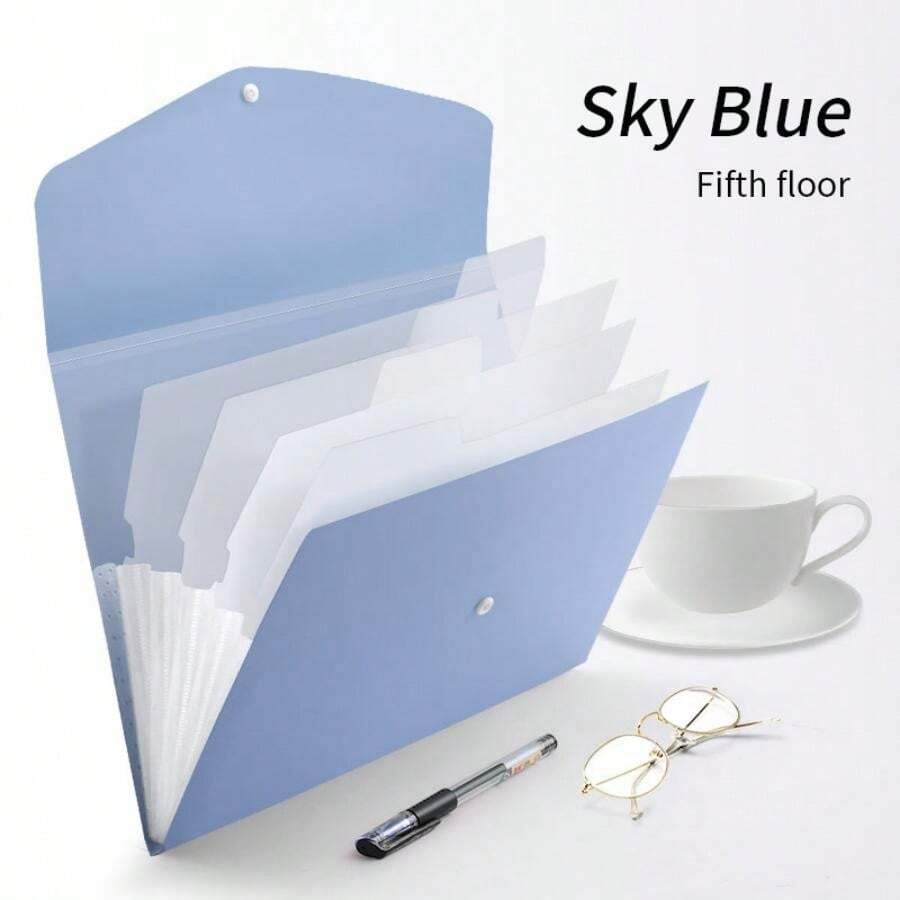 Accordion Style Handheld Briefcase, A4 Exam Paper Folder, Multi-Layer ...