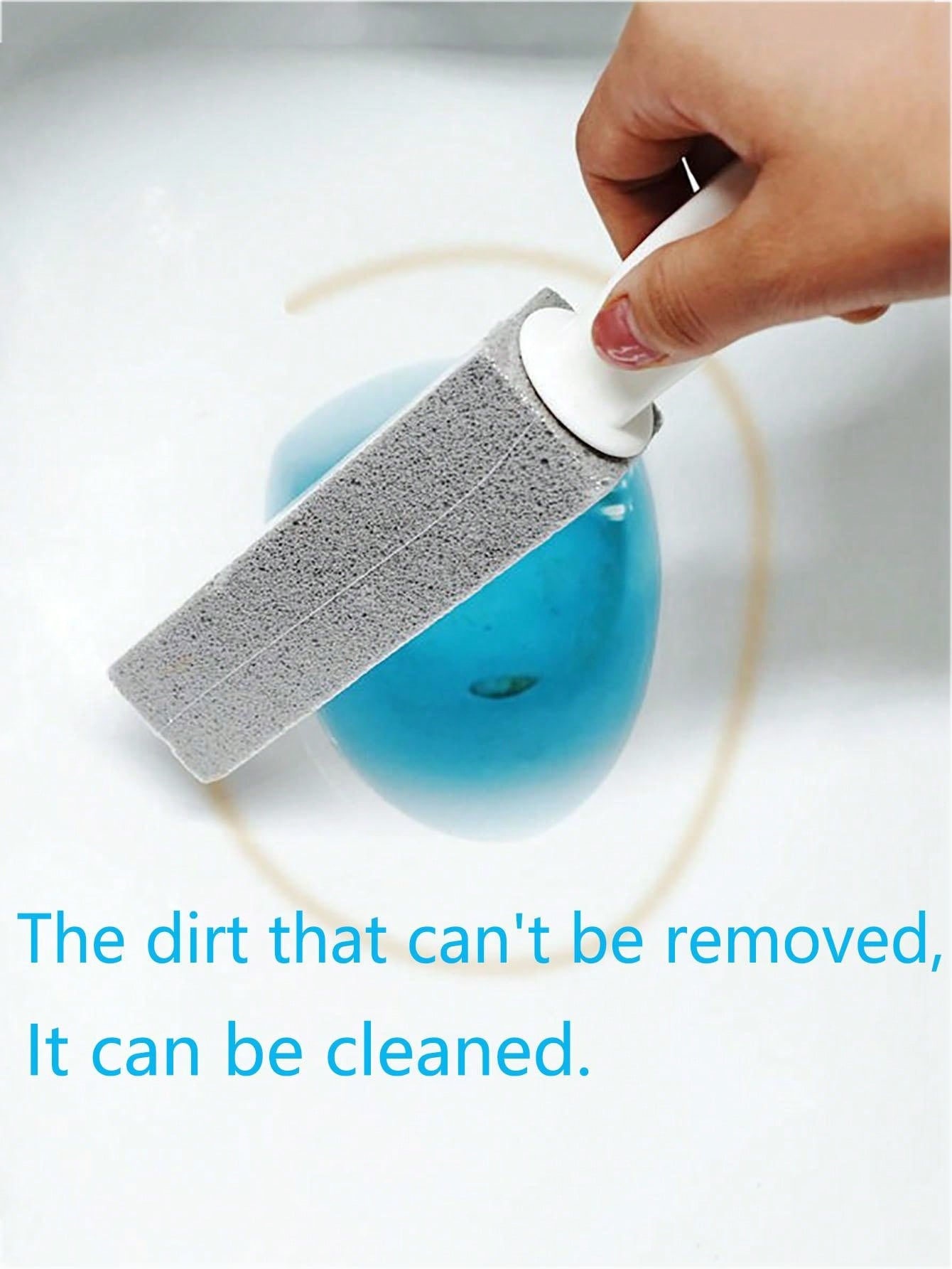 Clean Pumice Stone Toilet Brush No Dead Angle Powerful To Remove Urine ...