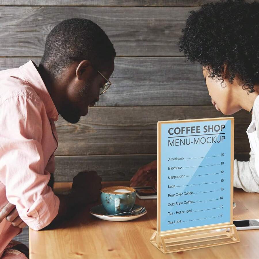 Porte-affiche En Acrylique, Porte-affiche Clair 15x21cm / 5.9x8.27inch ...