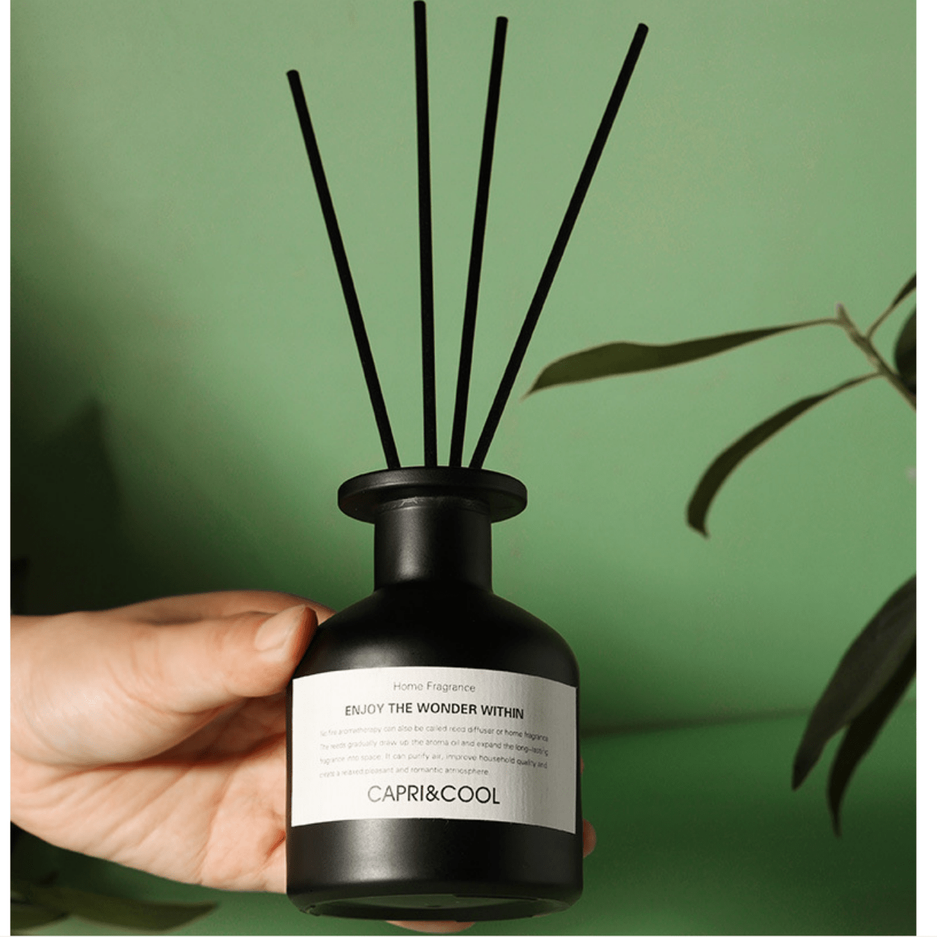 1pc 50ml Flameless Aroma Diffuser Set With Rattan Sticks, Indoor Long ...