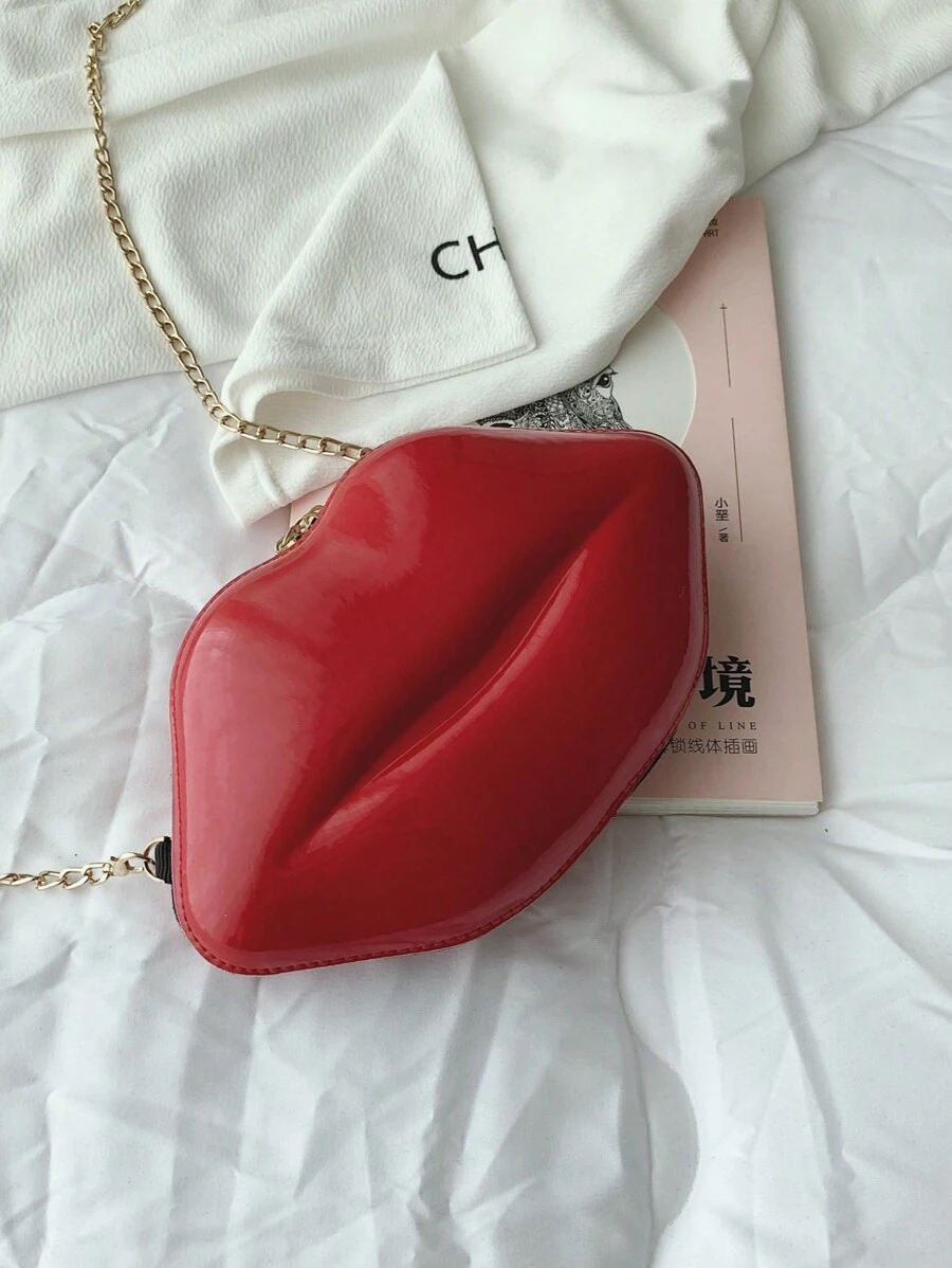 Niche Fashion Lip Shaped Bag Women's 2024 New One-Shoulder Crossbody ...