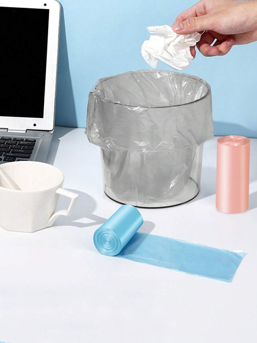 120pcs/Pack Kitchen Thickened Desktop Mini Garbage Bags For Car & Home ...