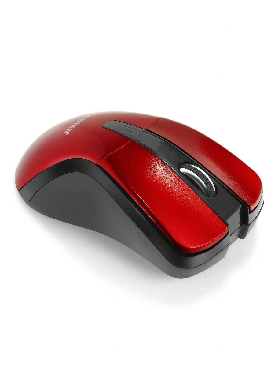 Insten Red 2.4G Cordless 4 Keys Wireless Optical Mouse With 800 1200 ...
