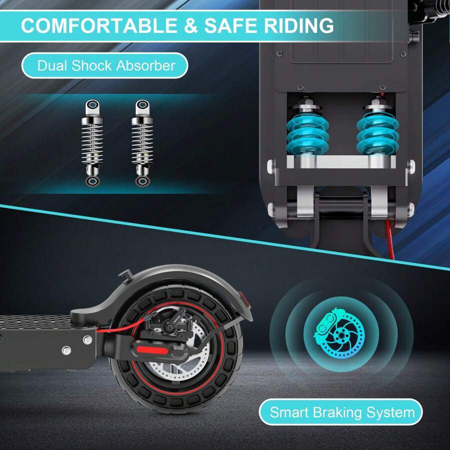 IScooter MAX Electric Scooter - 500W Motor, 22 Miles Range, Up To 21 ...