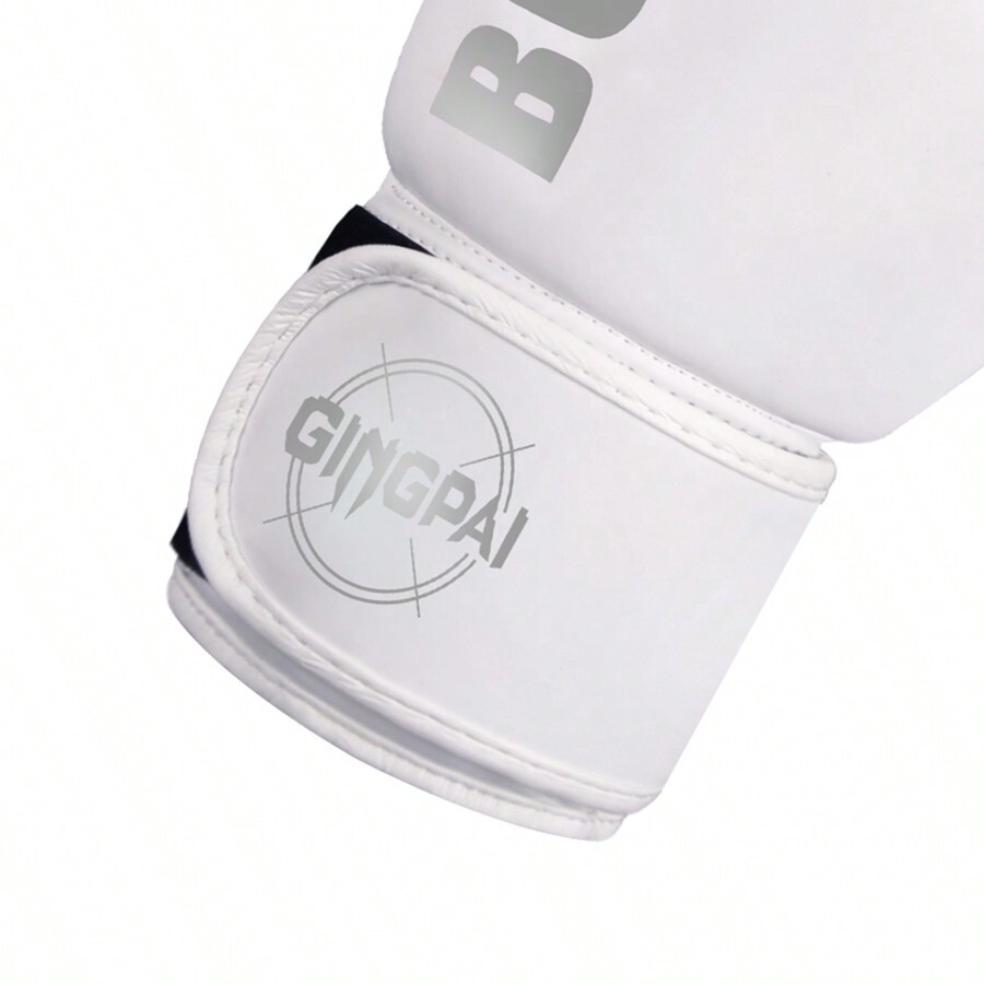 GINGPAI A Pair Of Silver Boxing Gloves For Adults, Teenagers, Men And ...