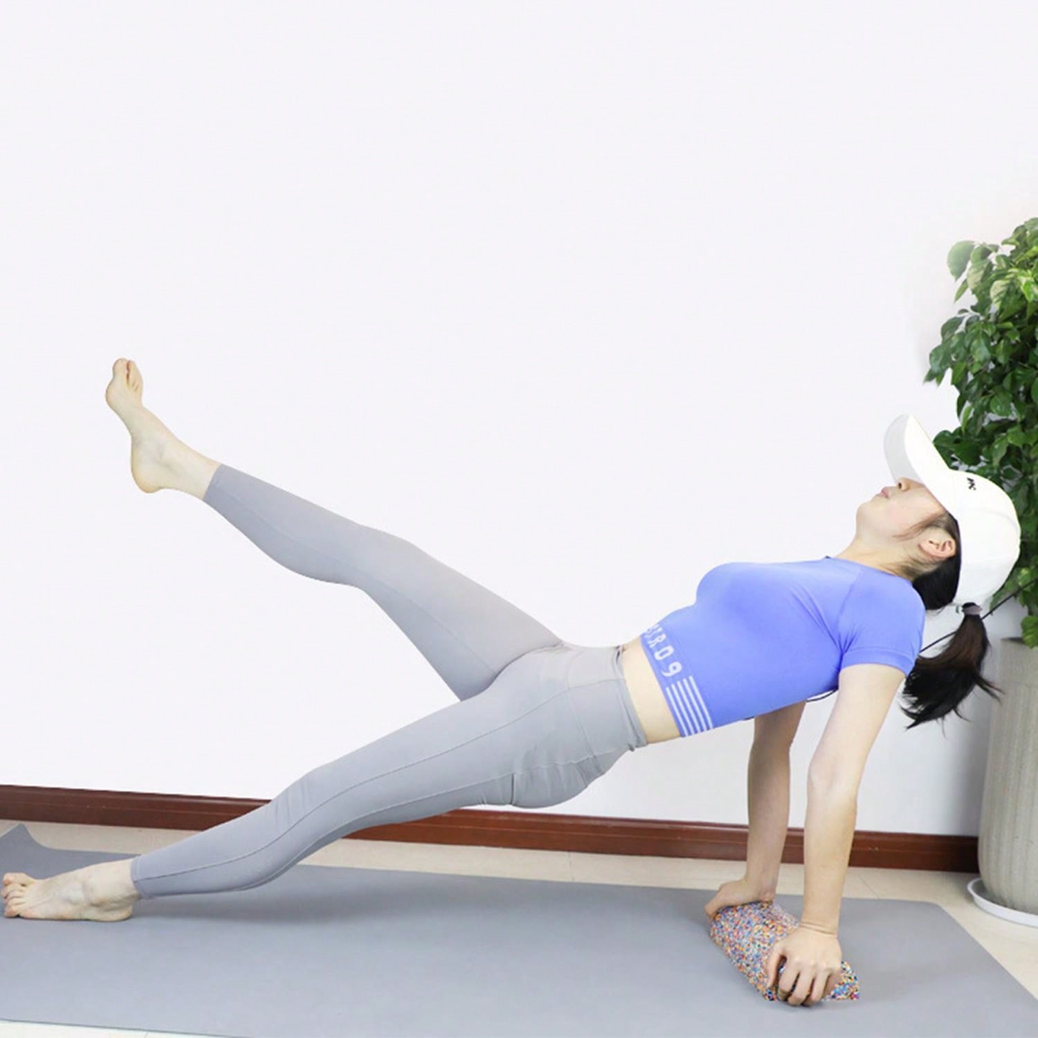 A Yoga Semi-Column, Colorful Semi-Circular Foam Shaft, Half-Shaft Yoga ...