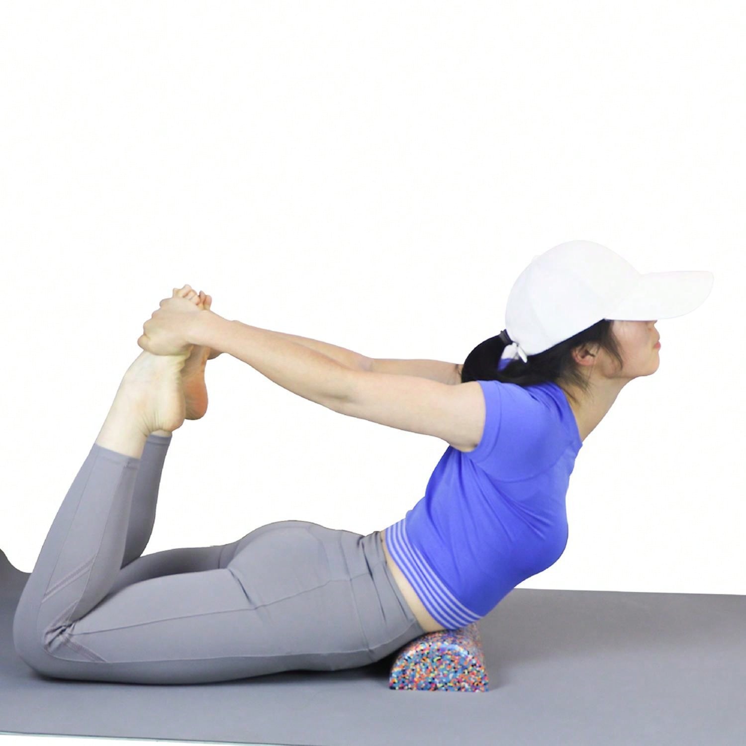 A Yoga Semi-Column, Colorful Semi-Circular Foam Shaft, Half-Shaft Yoga ...