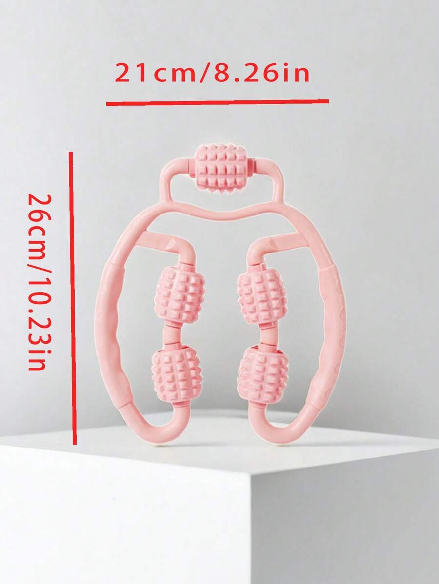 1pc 5-Wheel Muscle Roller, Circular Yoga Massage Clip, For LegMeridians ...
