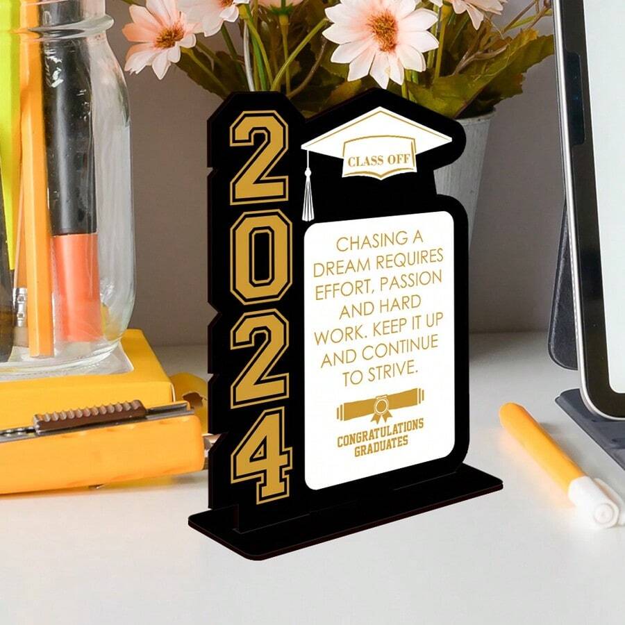2024 Graduation Wood Sign, Graduation Gifts Table Wood Decor, 2024 ...