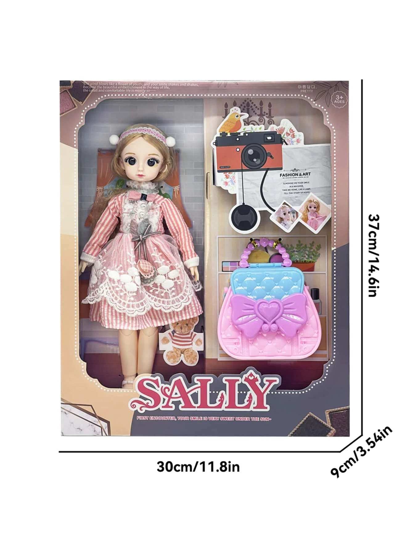 Simulation Doll Set, Pretend Play Toy, Multiple Ways To Play, Brings ...