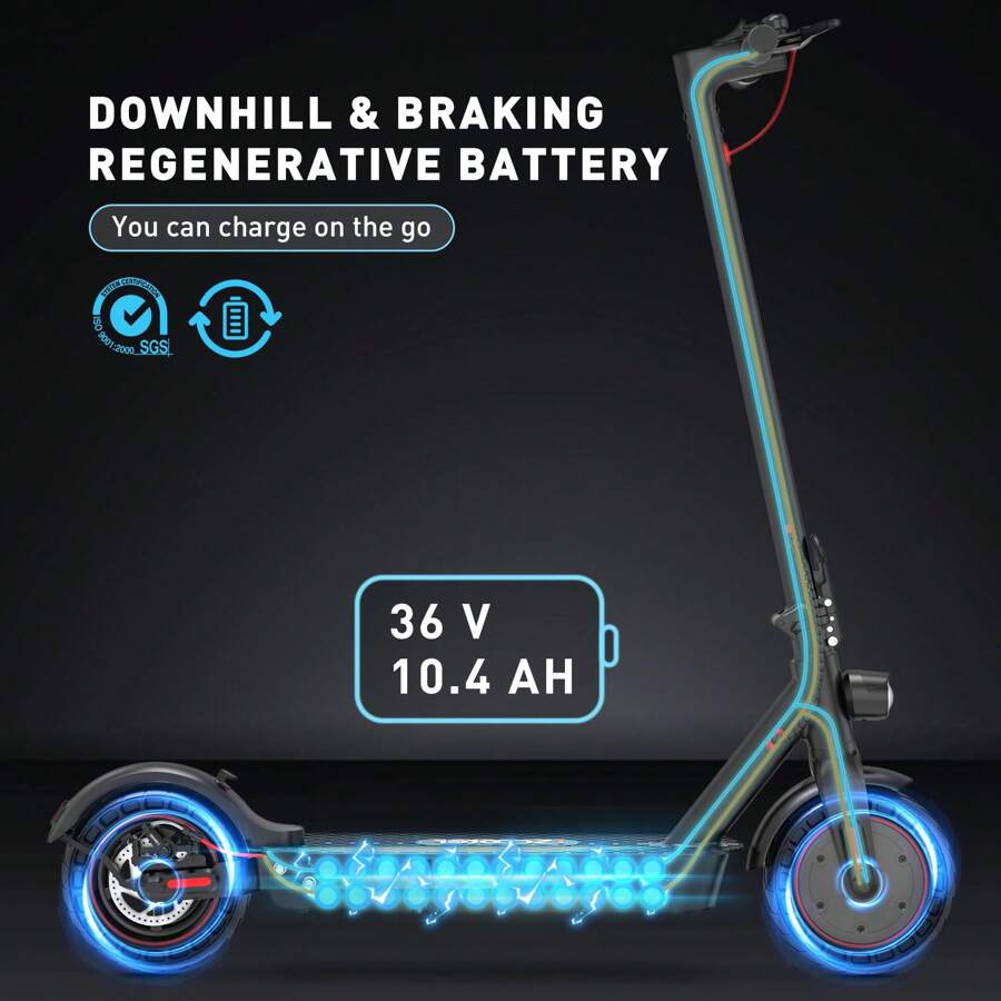 IScooter MAX Electric Scooter - 500W Motor, 22 Miles Range, Up To 21 ...