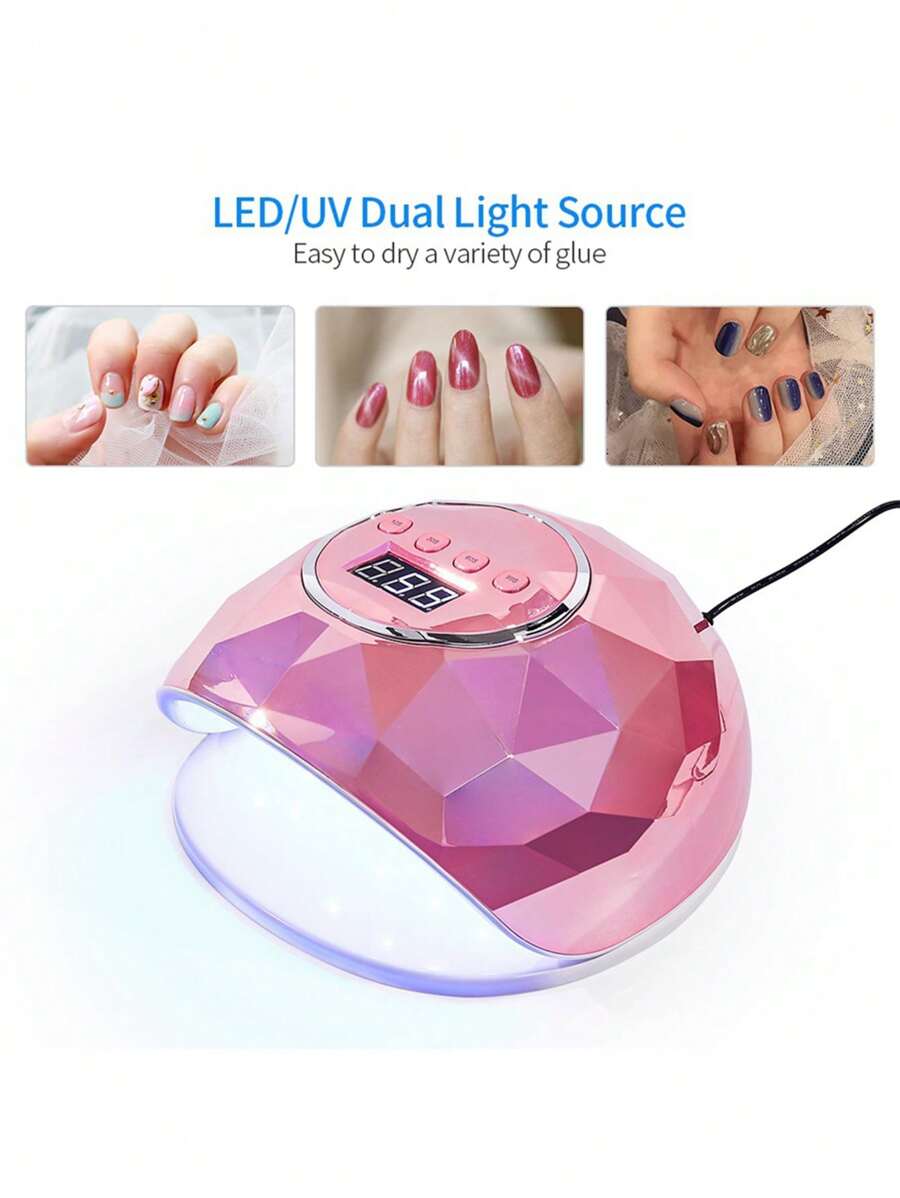 Nail Dryer Machine Professional Manicure Lamp UV ELD High Power Nail ...