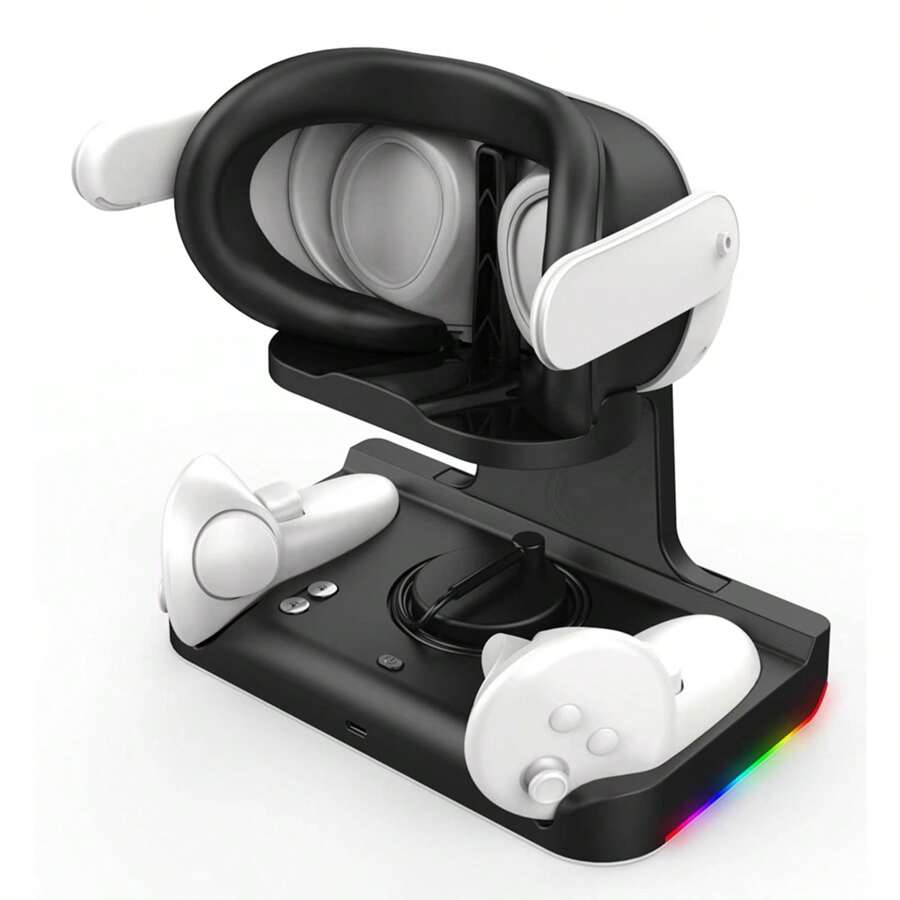 Charging Station For Meta Oculus Quest 3 With Controller Charging And ...