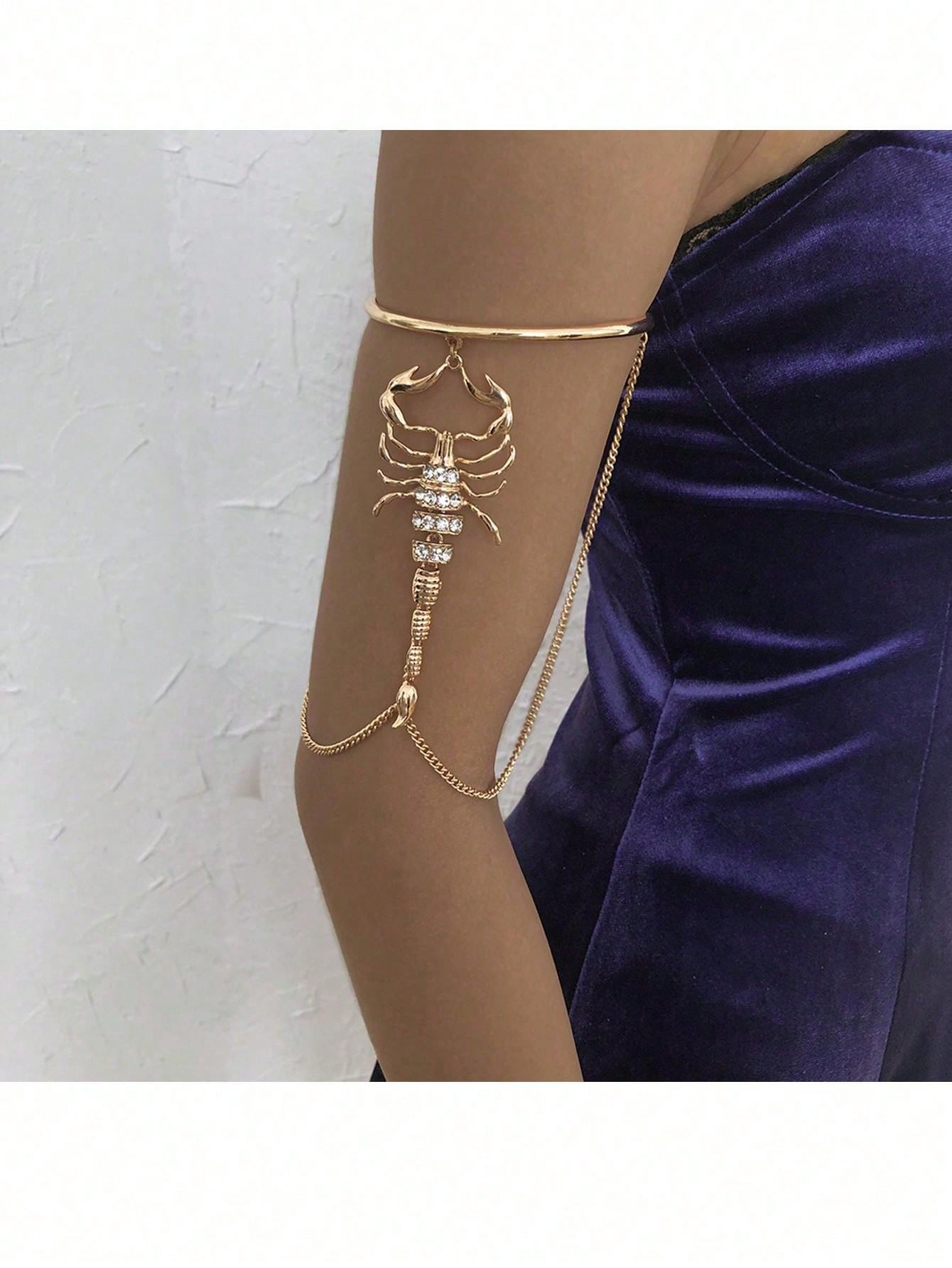 Vintage Geometric Armband With Rhinestone For Scorpion, Snake And ...